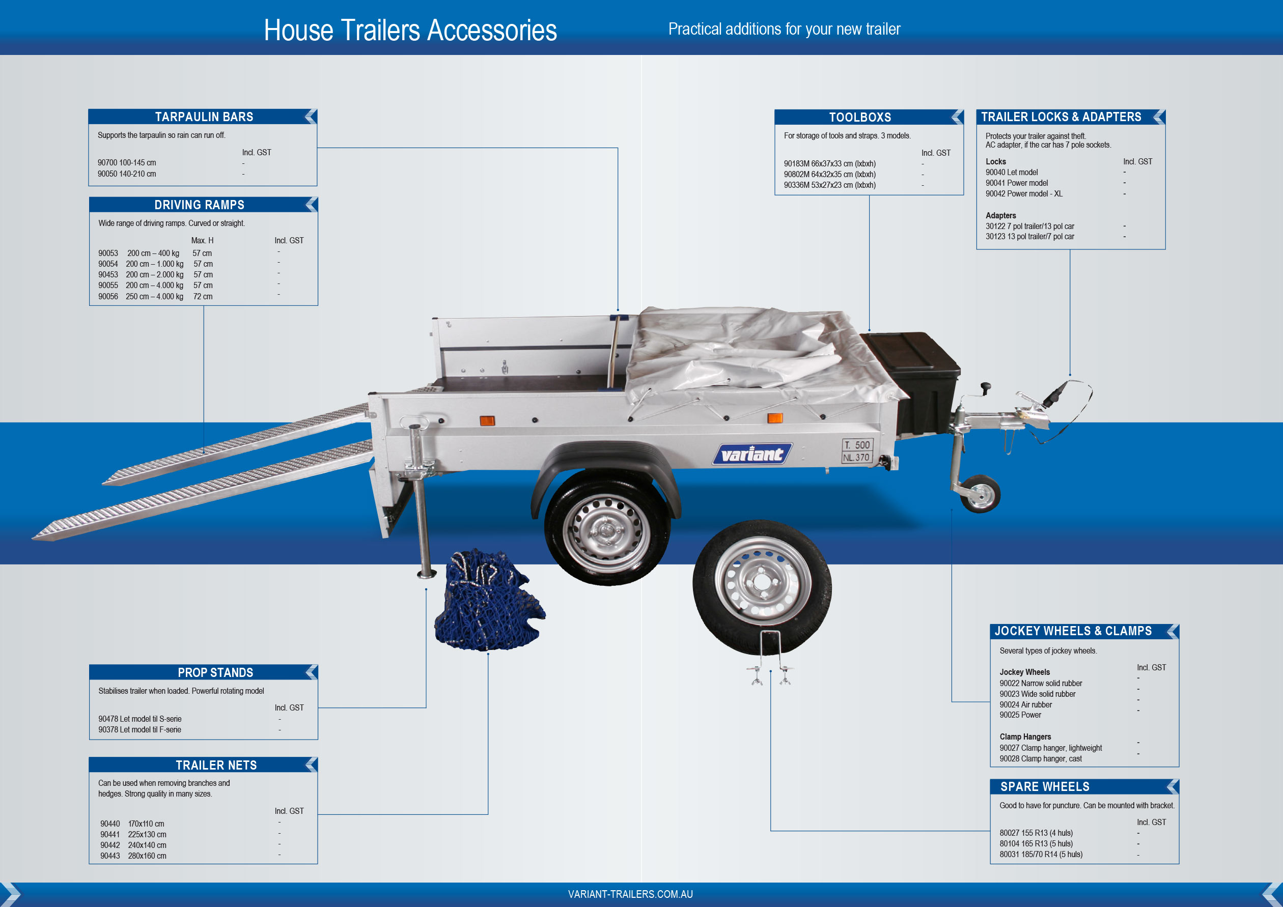 Variant Trailer Accessories - Customise Your Trailer For The Job